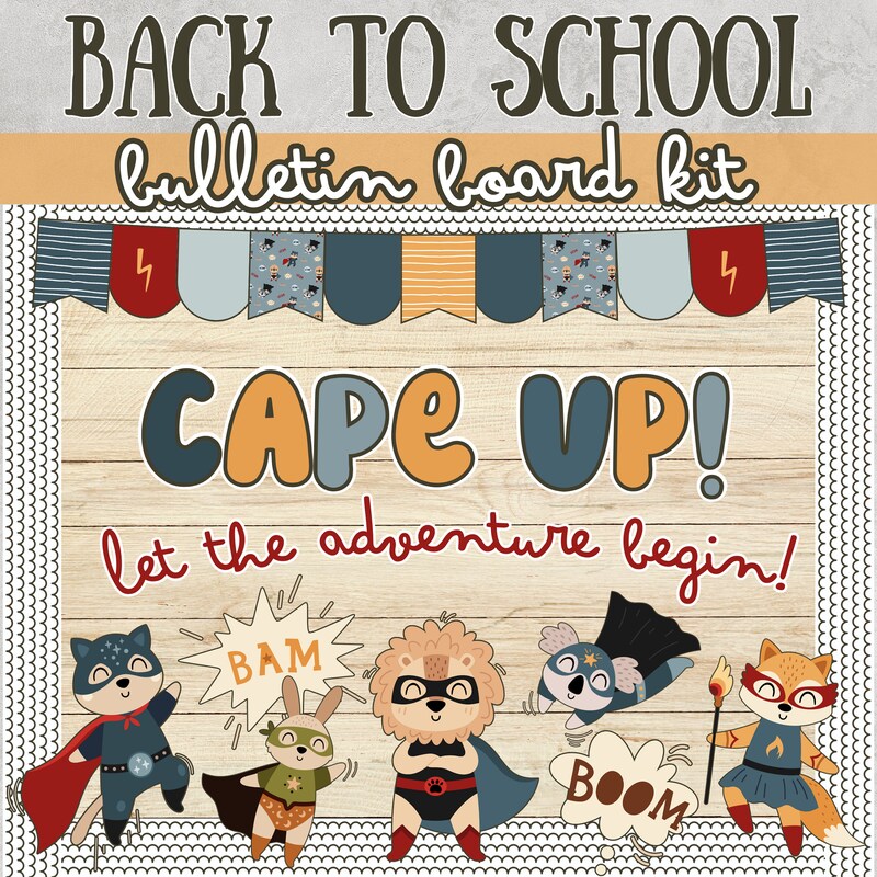 Superhero Classroom Decor - Etsy