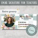 Email Signature Teacher Email Signature Template Teacher Email ...