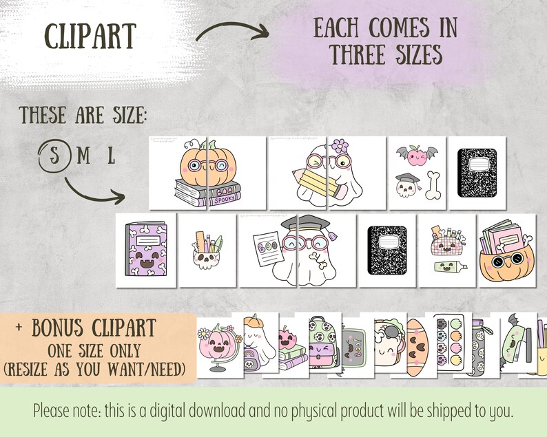 Halloween Bulletin Board Kit Composition Notebook School Supplies ...