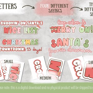 Christmas Bulletin Board Kit December Winter Bulletin Board Ideas Retro ...