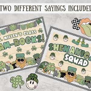 St. Patrick's Day Bulletin Board Ideas Spring March Bulletin Board Kit ...