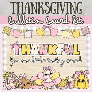 Thanksgiving Bulletin Board Kit Fall Bulletin Board November Bulletin ...