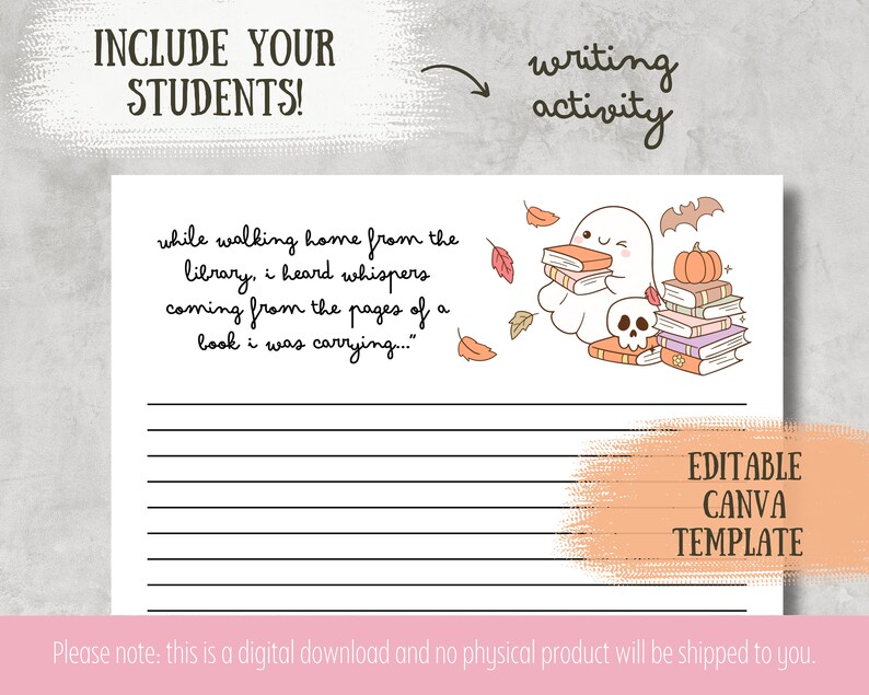 Pastel Halloween Bulletin Board Kit Books Reading October Fall Bulletin ...