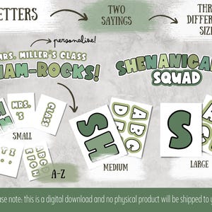 St. Patrick's Day Bulletin Board Ideas Spring March Bulletin Board Kit ...