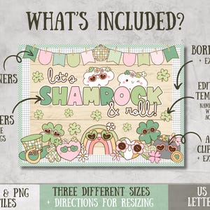 St. Patrick's Day Bulletin Board Ideas Spring March Bulletin Board Kit ...