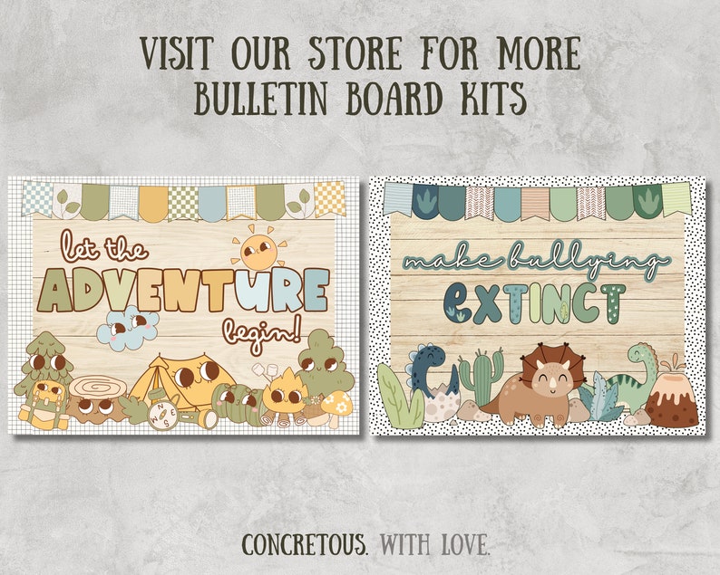 Back to School Bulletin Board Kit Editable Motivational Bulletin Board ...