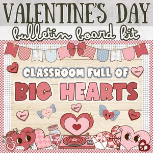 Valentine's Day Bulletin Board Ideas February Bulletin Board Kit ...