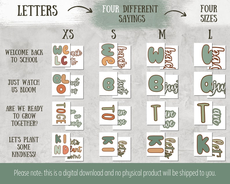 Welcome Back to School Bulletin Board Kit Flowers Back to School ...