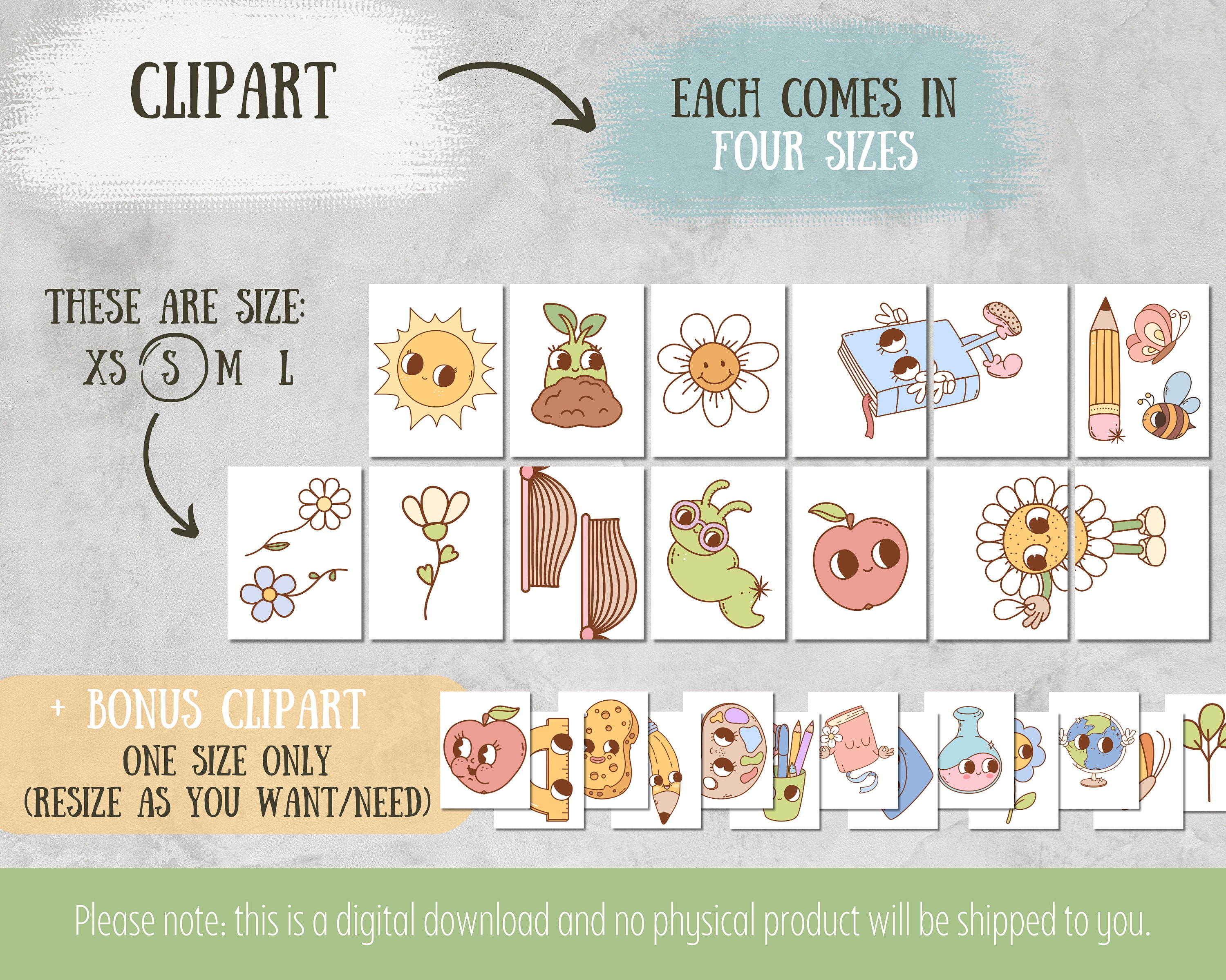 Back to School Bulletin Board Kit Groovy Retro Back to School Bulletin ...