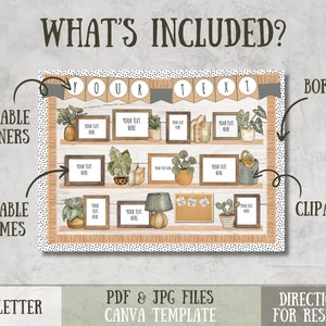 Back to School Bulletin Board Kit Editable Motivational Bulletin Board ...