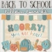 Welcome Back to School Bulletin Board Kit Groovy Retro Back to School ...