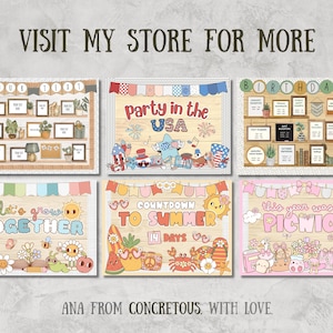 End of the Year Bulletin Board Ideas Summer May June Bulletin Board Kit ...