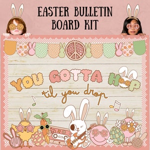 Easter Bulletin Board Kit April Bulletin Board Spring Bulletin Board ...