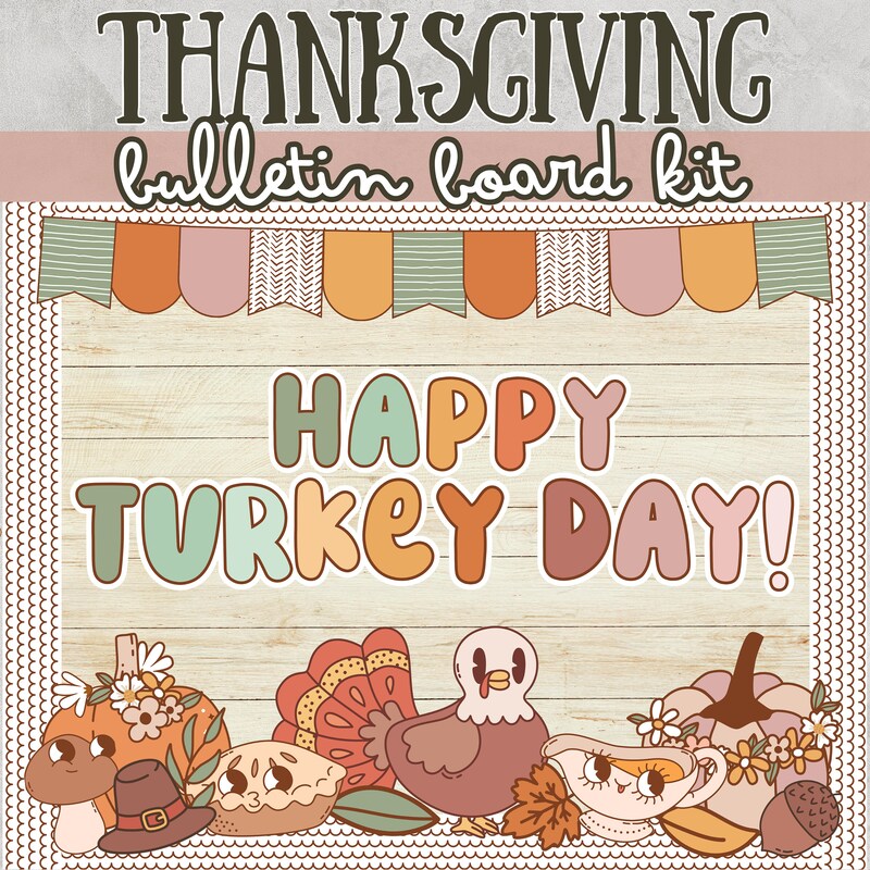 Turkey Bulletin Board - Etsy