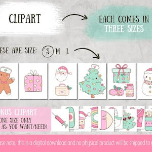 School Nurse Christmas Bulletin Board Kit Healthy Habits Winter ...