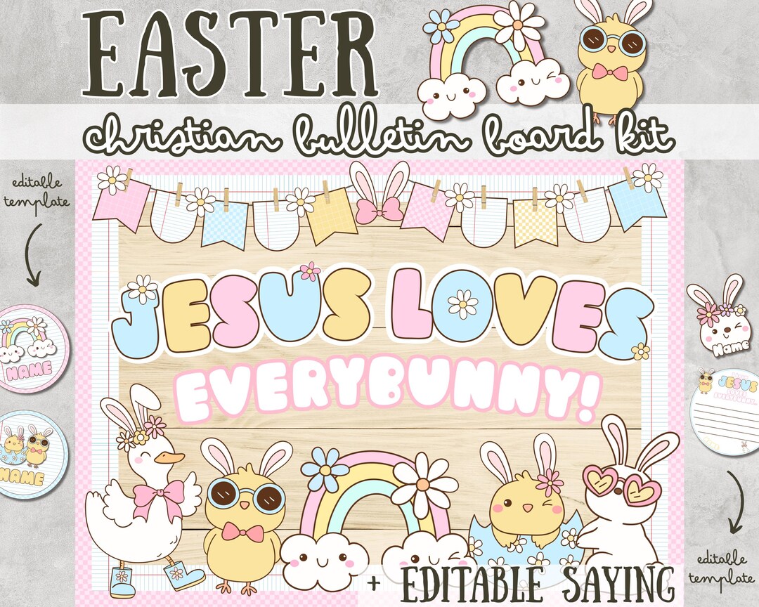 Christian Religious Easter Bulletin Board Ideas Spring March April ...