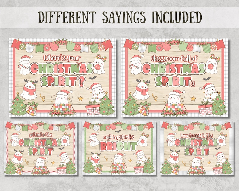 Christmas Bulletin Board Kit December Winter Bulletin Board Kit ...