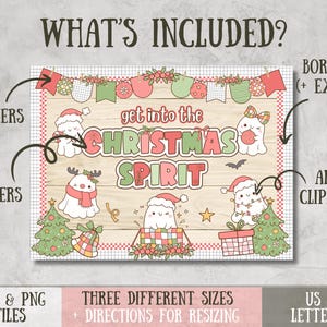 Christmas Bulletin Board Kit December Winter Bulletin Board Kit ...