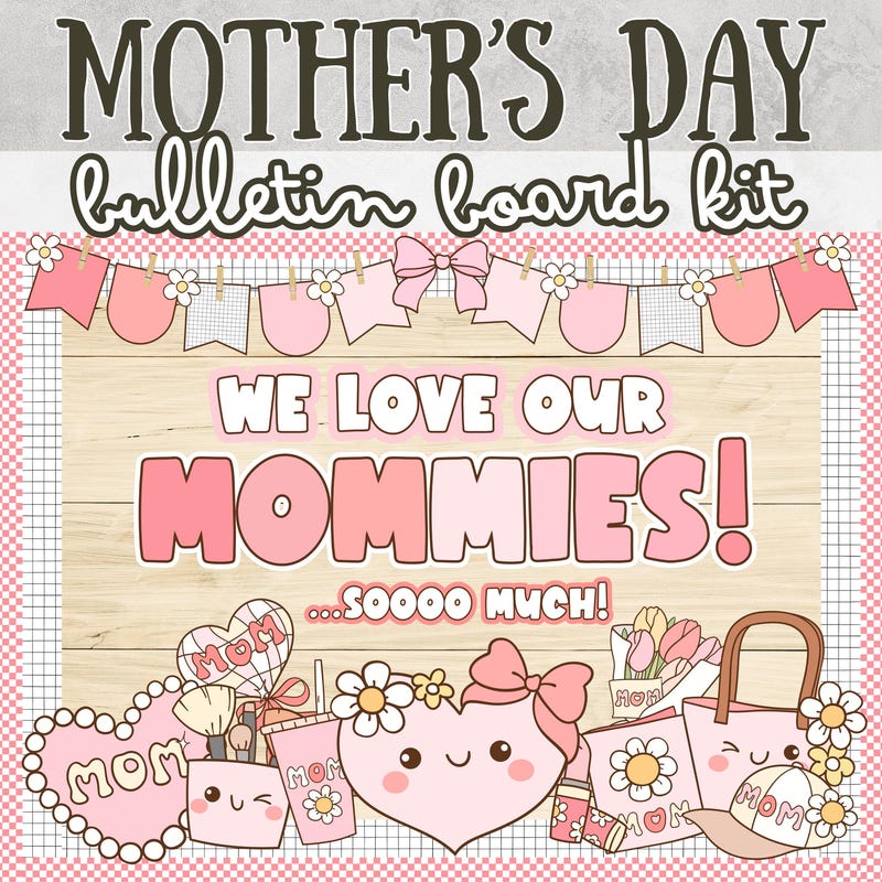 Mothers Day Bulletin Board - Etsy