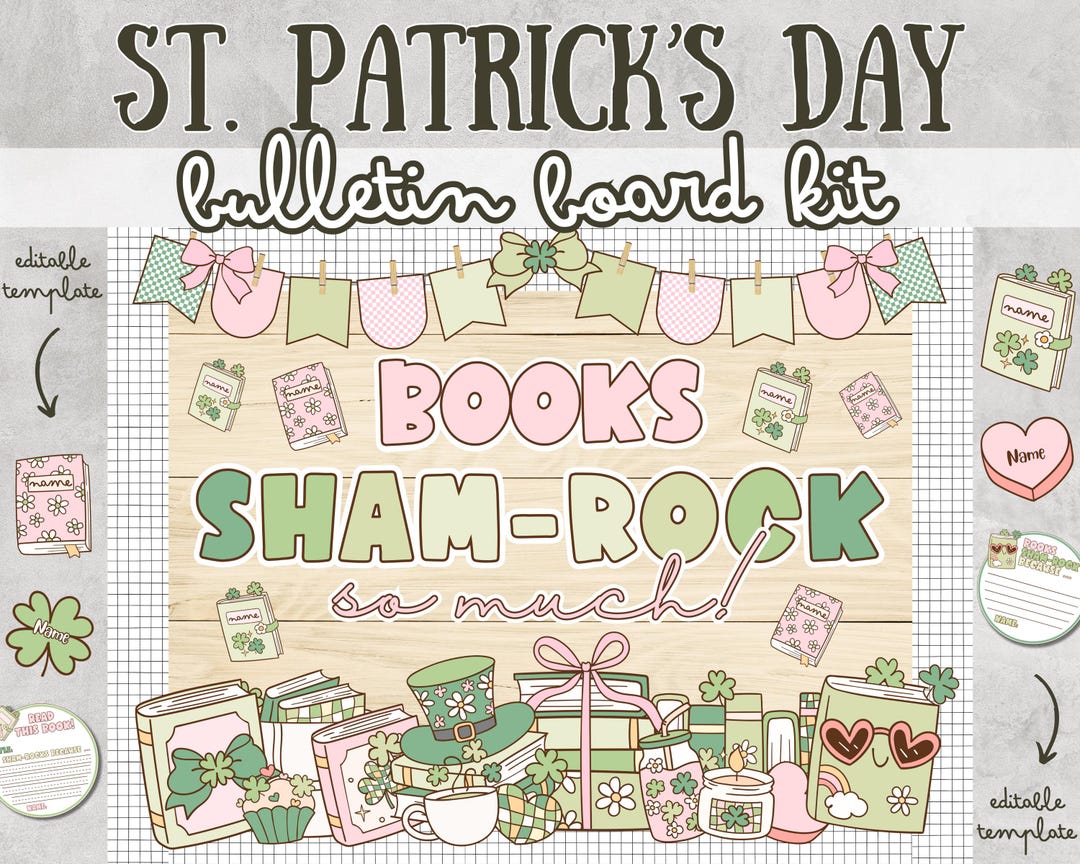 Reading St. Patrick's Day Bulletin Board Ideas Spring March Bulletin ...