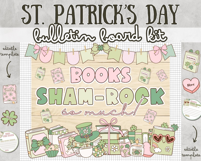 Reading St. Patrick's Day Bulletin Board Ideas Spring March Bulletin ...