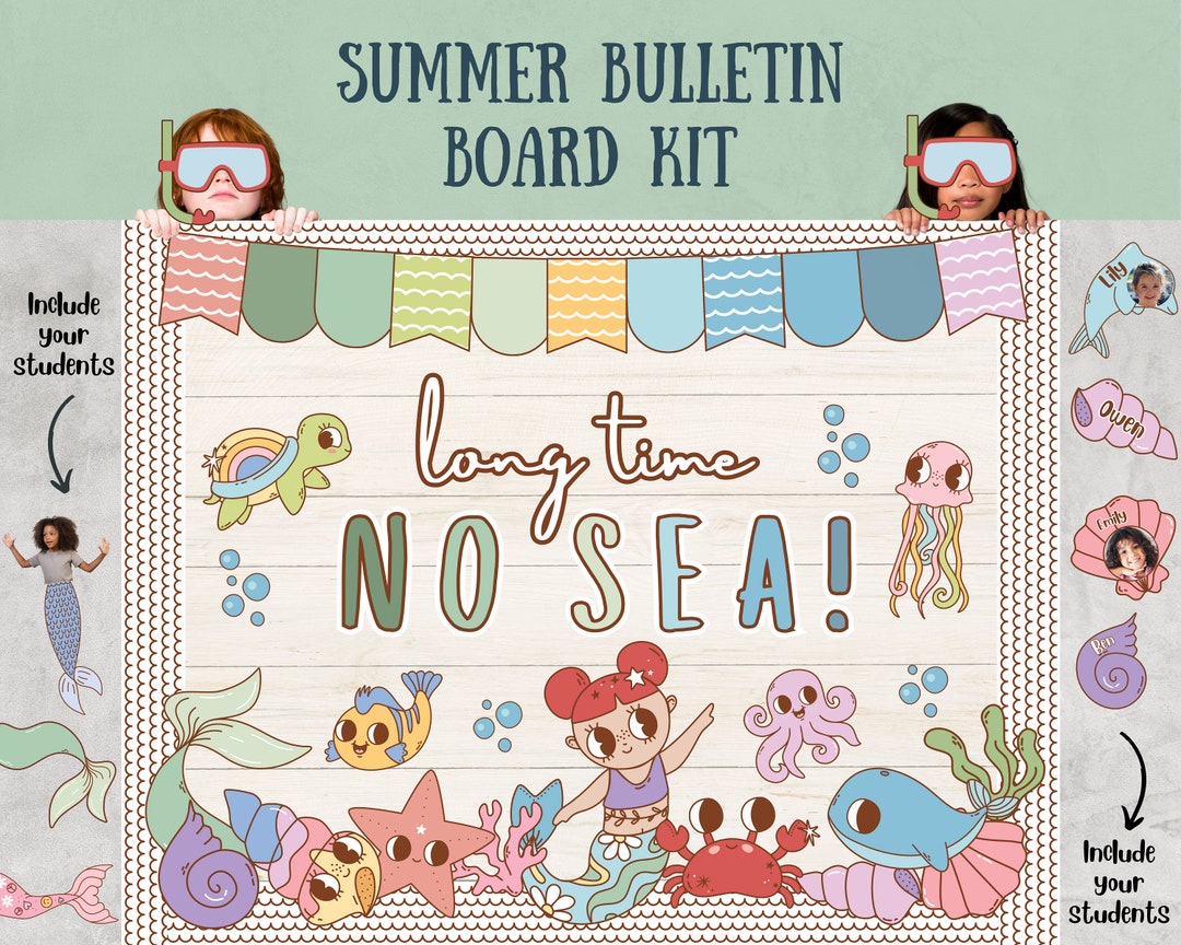 Summer Bulletin Board Kit End of the Year Bulletin Board Kit May ...