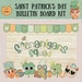 Saint Patrick's Day Bulletin Board Kit March Bulletin Board Spring ...
