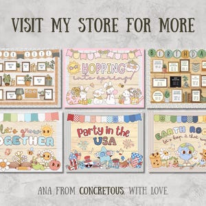 Easter Bulletin Board Kit April Bulletin Board Spring Bulletin Board ...