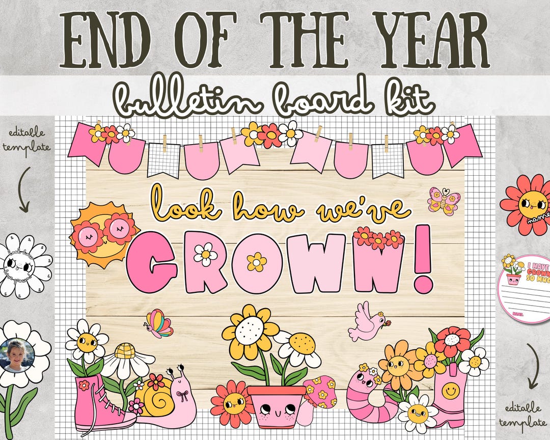 End of the Year Bulletin Board Ideas Summer May June Bulletin Board Kit ...