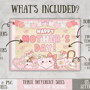 Mothers Day Bulletin Board Ideas Mother's Day May March Spring Bulletin ...