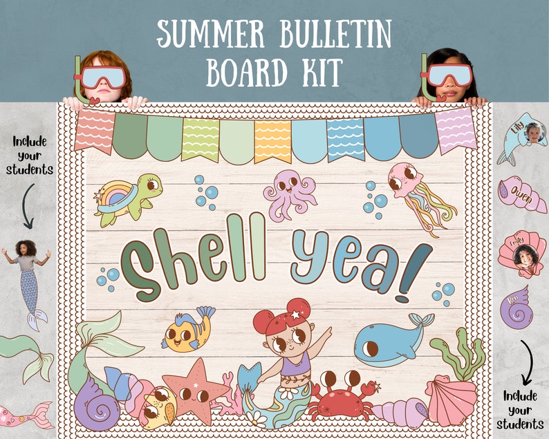 Summer Bulletin Board Kit End of the Year Bulletin Board Kit May ...
