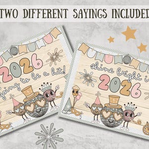 New Years Bulletin Board Kit Decoration Ideas January Winter Classroom ...