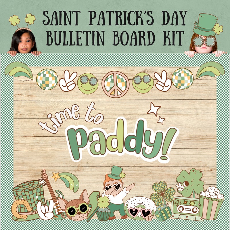 St Patricks Bulletin - Etsy