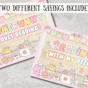 Reading Easter Bulletin Board Ideas Spring April March Bulletin Board ...