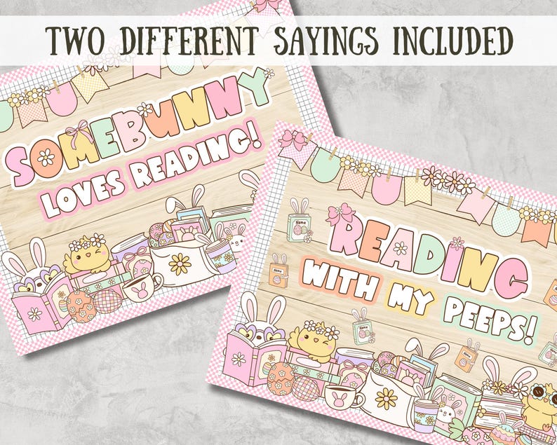 Reading Easter Bulletin Board Ideas Spring April March Bulletin Board ...