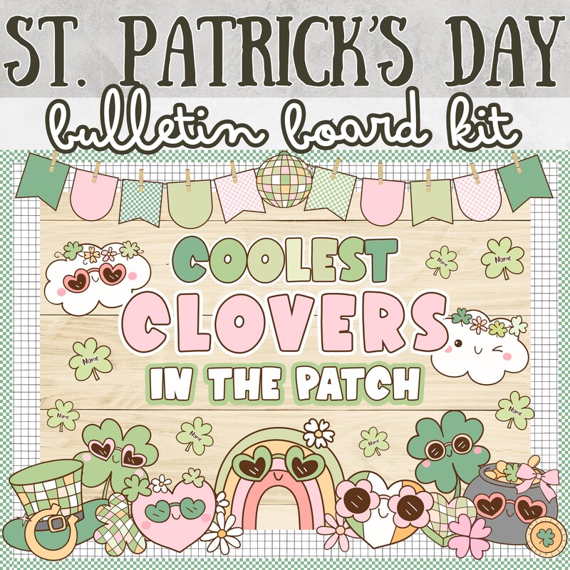 St Patricks Bulletin - Etsy