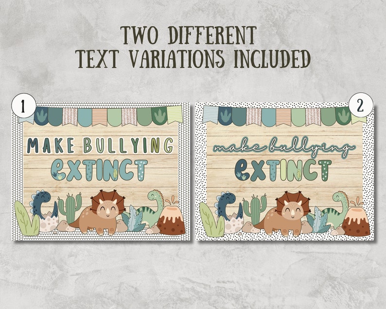 Kindness Bulletin Board Kit Dinosaur Welcome Back to School Bulletin ...