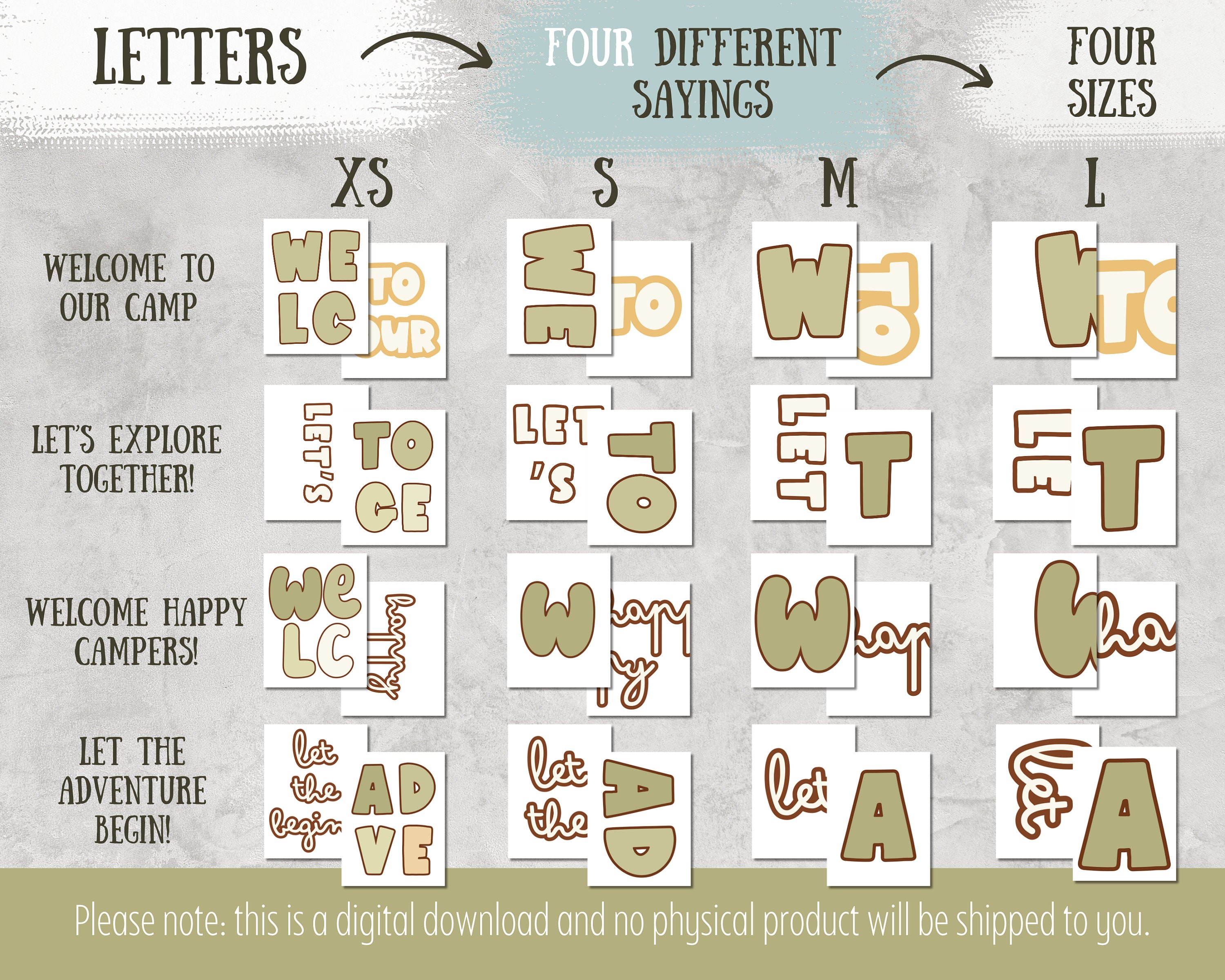 Camping Back to School Bulletin Board Kit Welcome Back to School ...