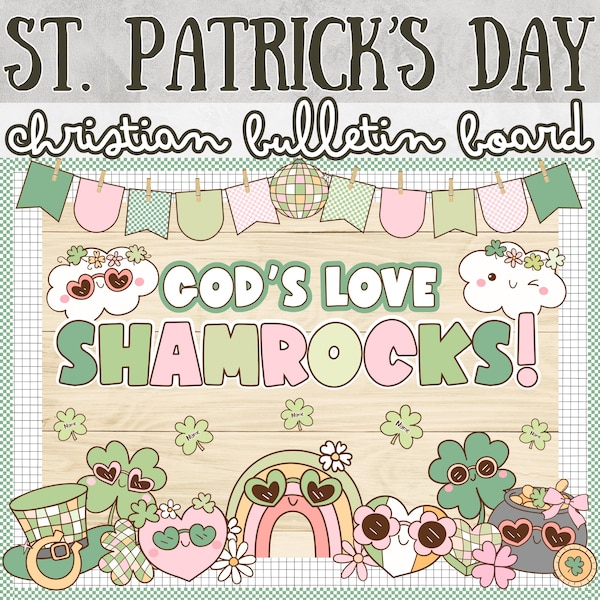 Religious St. Patrick's Day Bulletin Board Ideas - Etsy