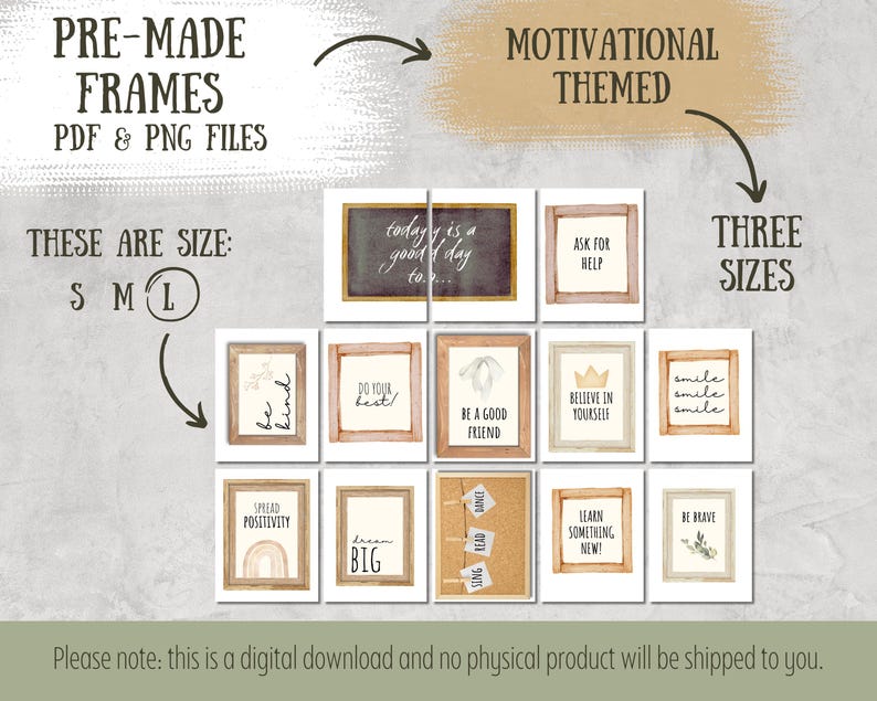 Back to School Bulletin Board Ideas Text Editable Motivational Bulletin ...