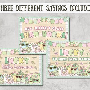 St. Patrick's Day Bulletin Board Ideas Spring March Bulletin Board Kit ...