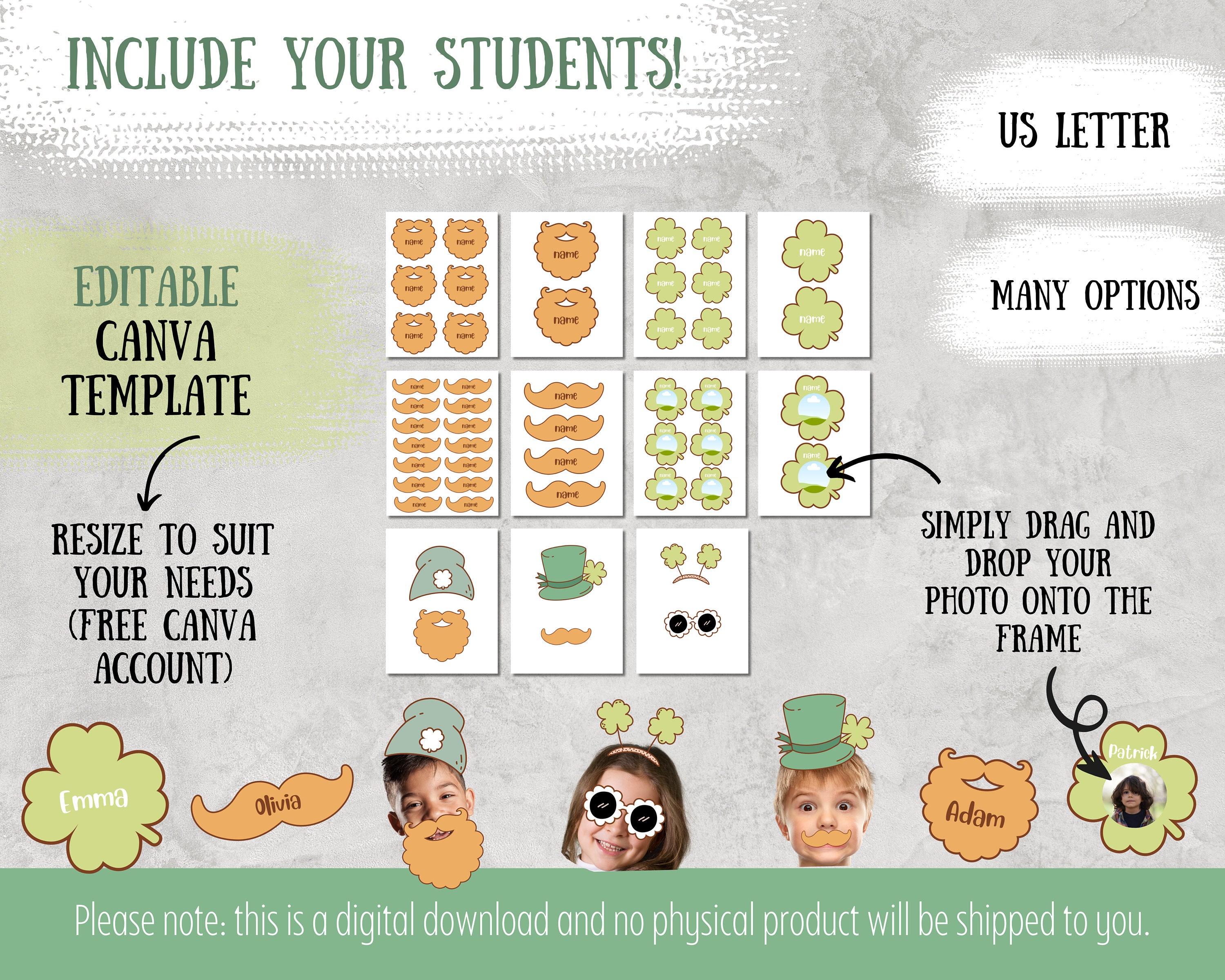 Saint Patrick's Day Bulletin Board Kit March Bulletin Board Spring ...