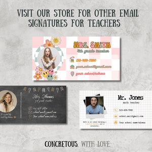 Email Signature Teacher Email Signature Template Teacher Email ...