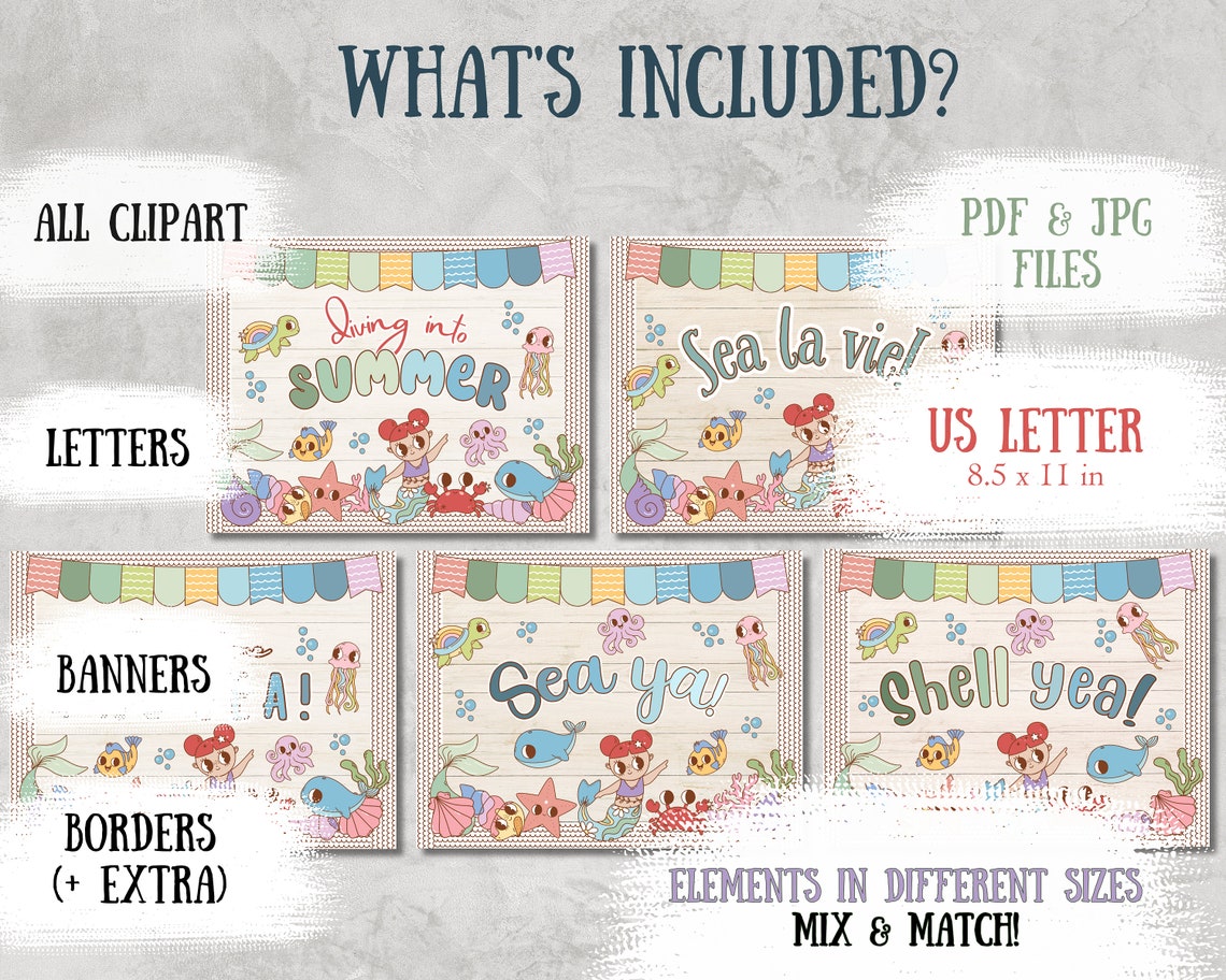 Summer Bulletin Board Kit End of the Year Bulletin Board Kit May ...