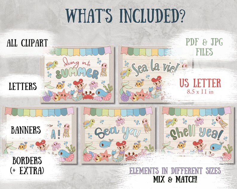 Summer Bulletin Board Kit End of the Year Bulletin Board Kit May ...