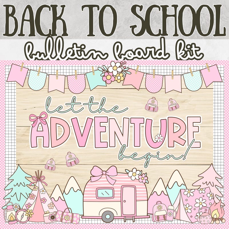 Camping Bulletin Board - Etsy