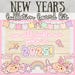 Western New Year Bulletin Board Kit 2025 Groovy Retro Decoration Ideas ...