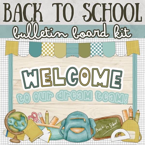 Welcome Back to School Bulletin Board - Etsy