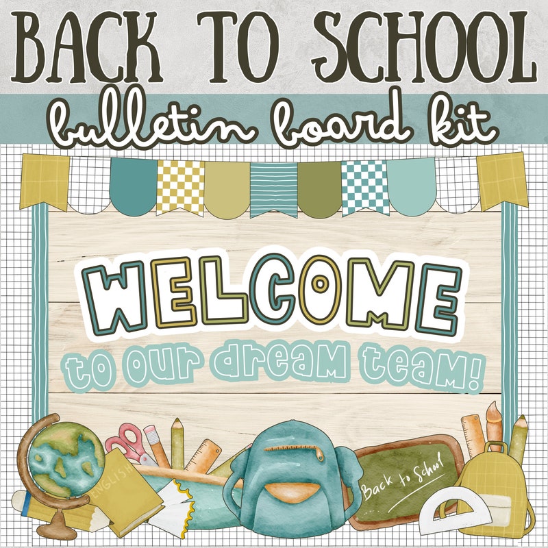 Welcome Back to School Bulletin Board - Etsy