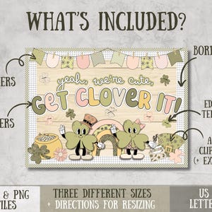 St. Patrick's Day Bulletin Board Ideas Spring March Bulletin Board Kit ...